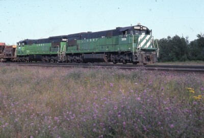 LS&I Railroad Train Locomotive EAGLE MILLS MI Original 1994 Photo Slide ...