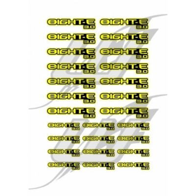 [FR] Sticker Adesivi Losi 8ight-E 3.0 Trasparente Lucido - Decal Rc | eBay