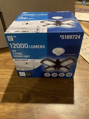 12000 Lumens Led 4 Panel Garage Lights | eBay
