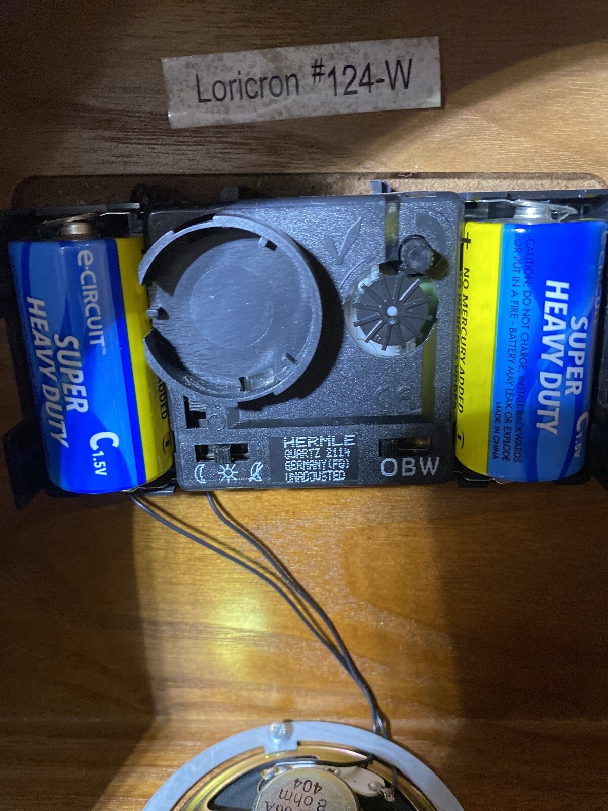 LORICRON QUARTZ 4/4 Westminster Hermile German Movement As Is | eBay