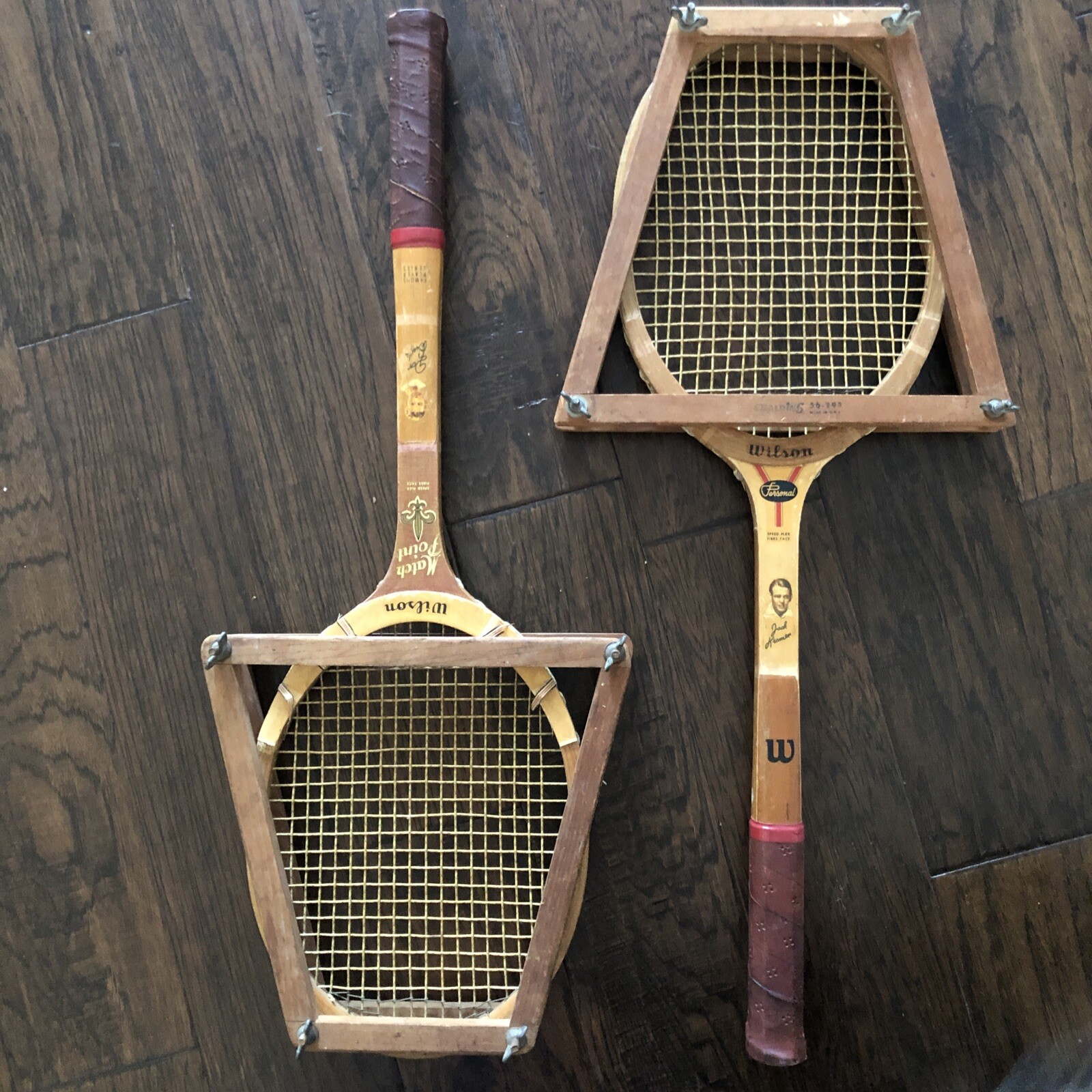 Wilson Match Point Don Budge and Jack Kramer tennis rackets | eBay