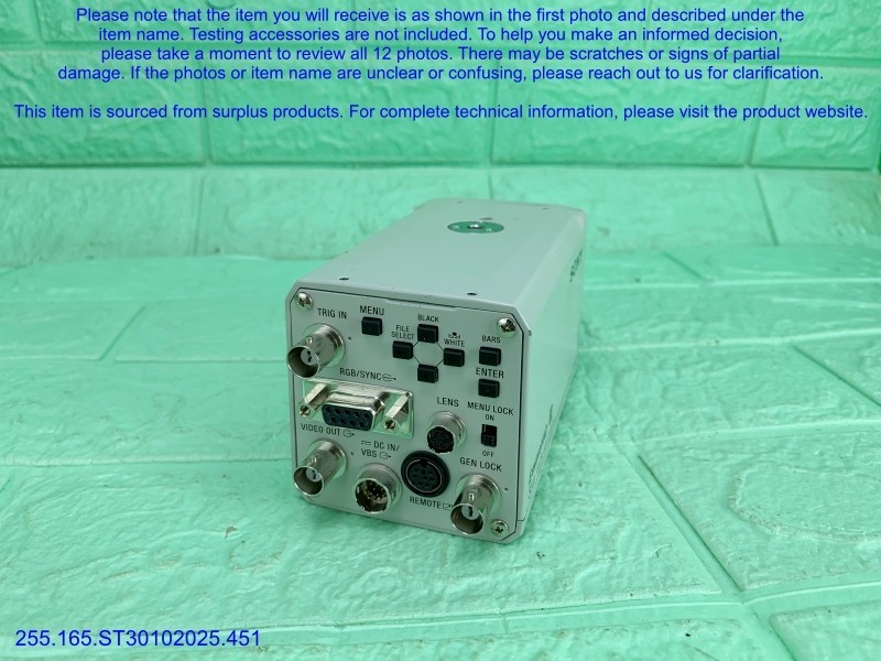 Sony DXC-990P 3-CCD Colour Video Camera as in photos, sn:1447, DHL | eBay
