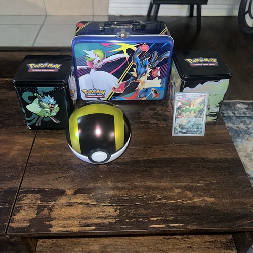 Pokémon TCG 2025 Fall Collector Chest Tin Lunchbox, Pokeball and stack ...