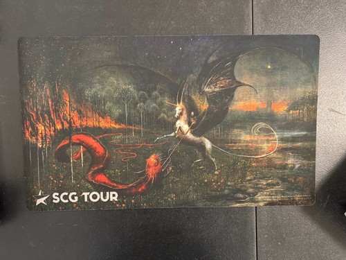 MTG Star City Games SCG Tour 2020 Hunt the Fire Wyrm Playmat Seb ...