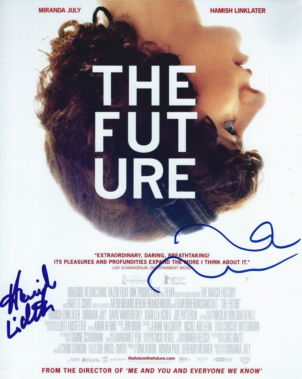 Photo 8x10 Signée De Miranda July Et Hamish Linklater En Personne | eBay