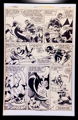 Uncanny X-Men #127 pg. 10 John Byrne 11x17 FRAMED Original Art Print ...