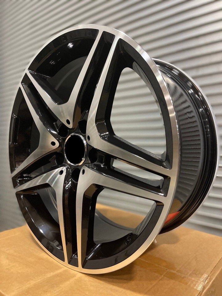 Set 4 19" Wheels For Mercedes C300 C250 CLA250 E300 GLC 19x8.5+45 5x112 ...