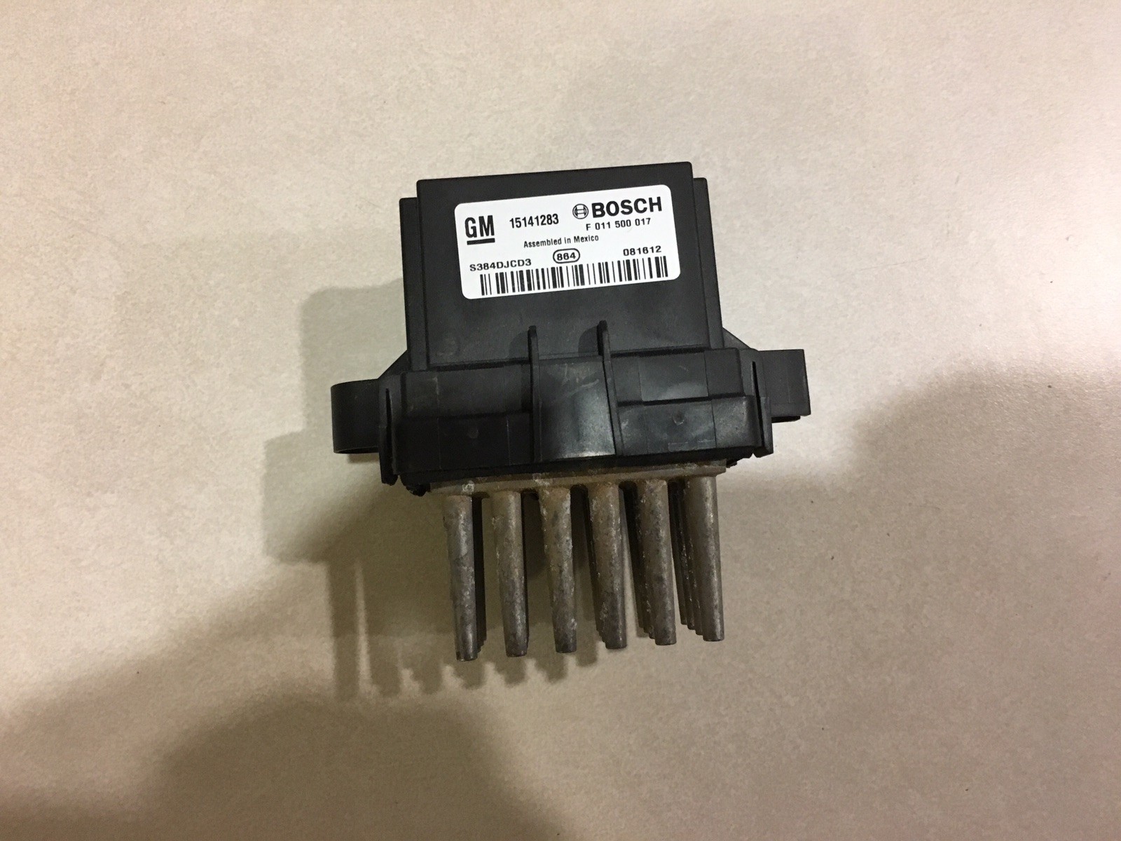 07 08 09 10 11 12 13 14 CHEVROLET TAHOE BLOWER MOTOR RESISTOR 15141283 ...