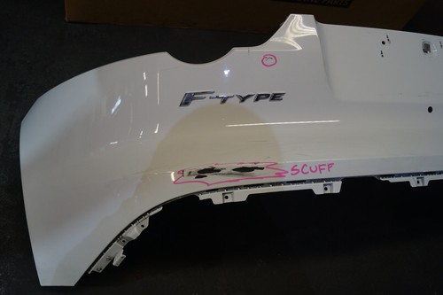 2014 2015 2016 Jaguar F Type Rear Bumper Cover OEM WHITE | eBay