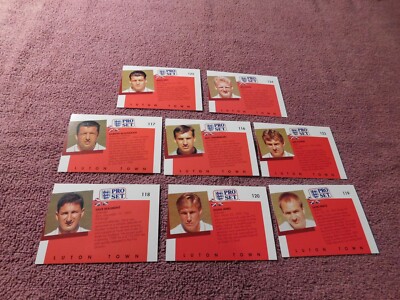 Luton Town Soccer / Football Cards Mixed Lot (8) Soccer / Football ...