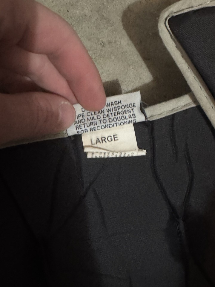 Douglas Legacy DD Adult Large Shoulder Pads With Back Plate And Cowboy ...