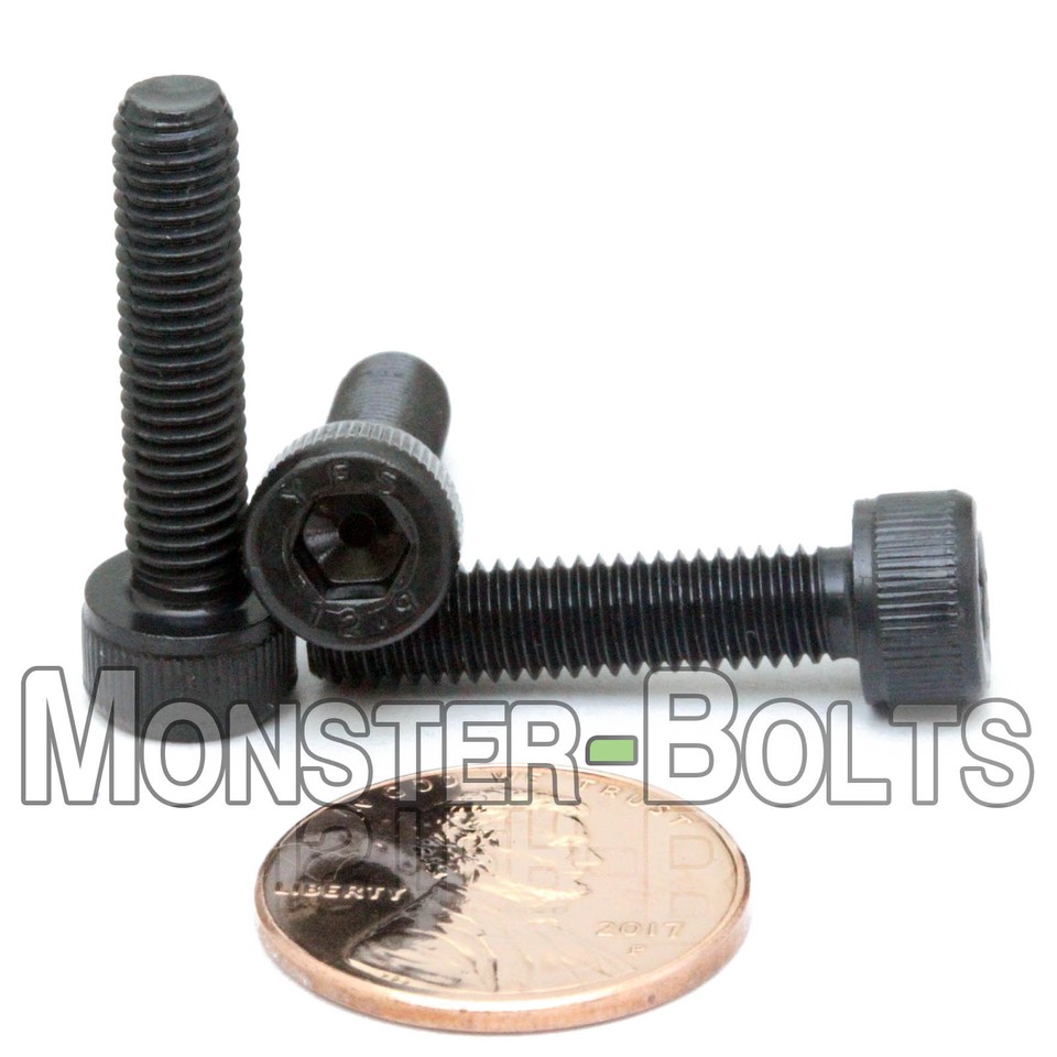 M5 Socket Head Cap Screws, 12.9 Alloy Steel w/ Black Oxide DIN 912 ...