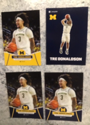 2024-25 ONIT Athlete RC Tre Donaldson 4 card LOT Fusion Parallel + Base ...