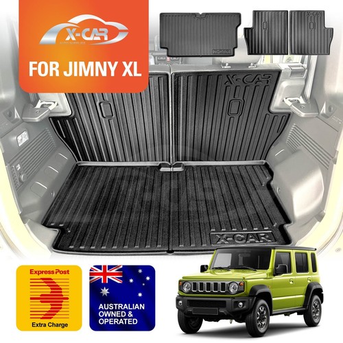Boot Liner Kick Mats Combo for Suzuki Jimny XL 5 Door 23-24 Back Seat ...