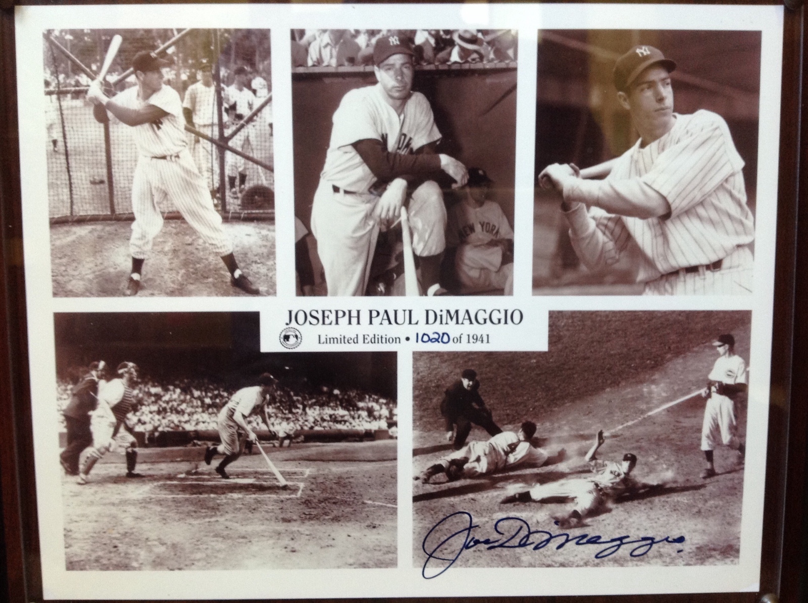Joe Dimaggio | Autographed Baseball Memorabilia & MLB Merchandise