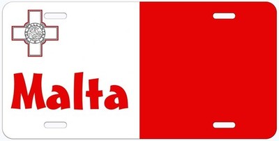 Malta Flag with Country Name Novelty Car Tag License Plate | eBay