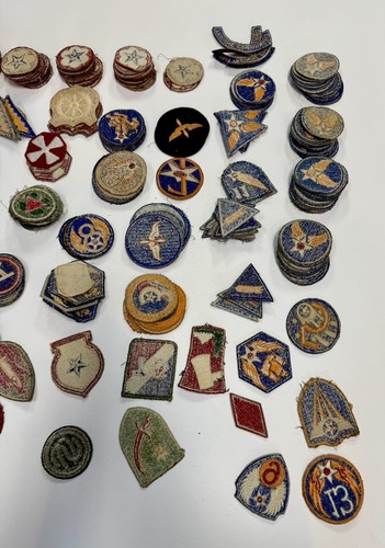 Lot Of 250 Plus WWII Army Shoulder Patches Air Force Armored Division ...