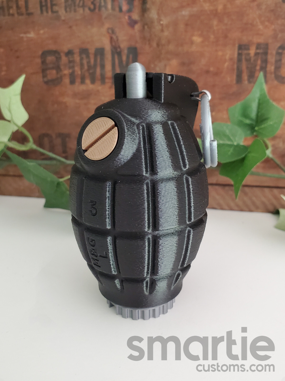 FAKE No 36 Mk II "Mills Bomb" WW2 Frag Grenade - Accurate Size Plastic ...