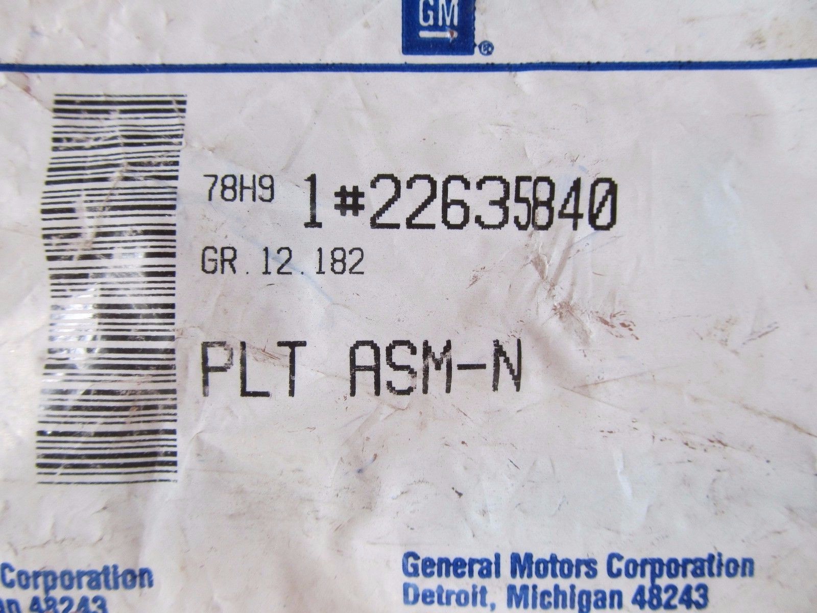 NOS Pontiac GM OEM 1996-98 Grand Am Trunk Lid-Emblem Badge Nameplate ...