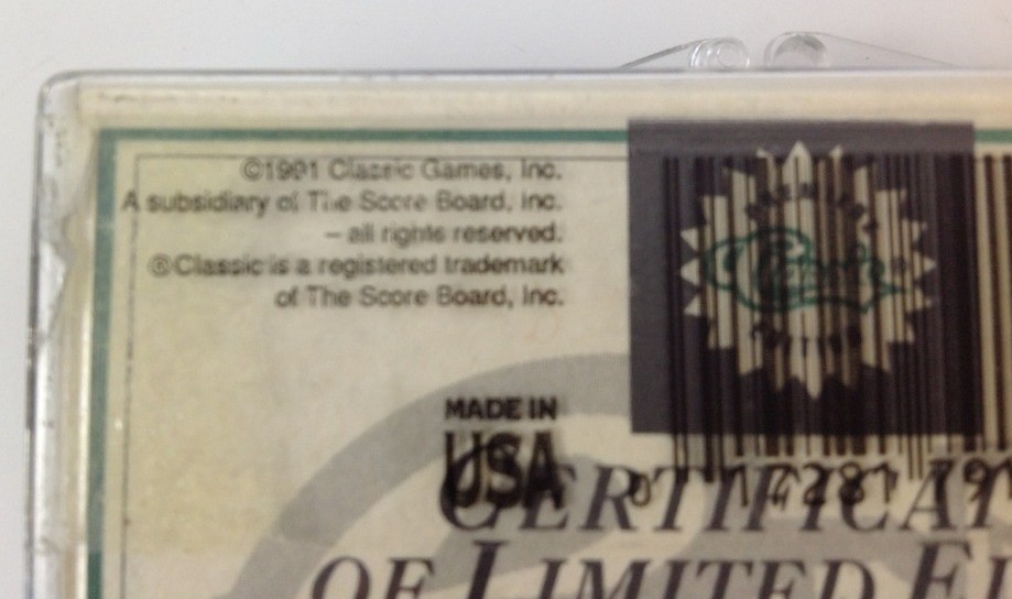 Eric Lindros 1991 Classic Hockey Draft Picks Sealed Limited Edition Set ...