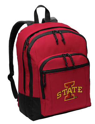 ISU Cyclones Backpack IOWA STATE UNIVERSITY BACKPACKS BAG SCHOOL BAGS ...