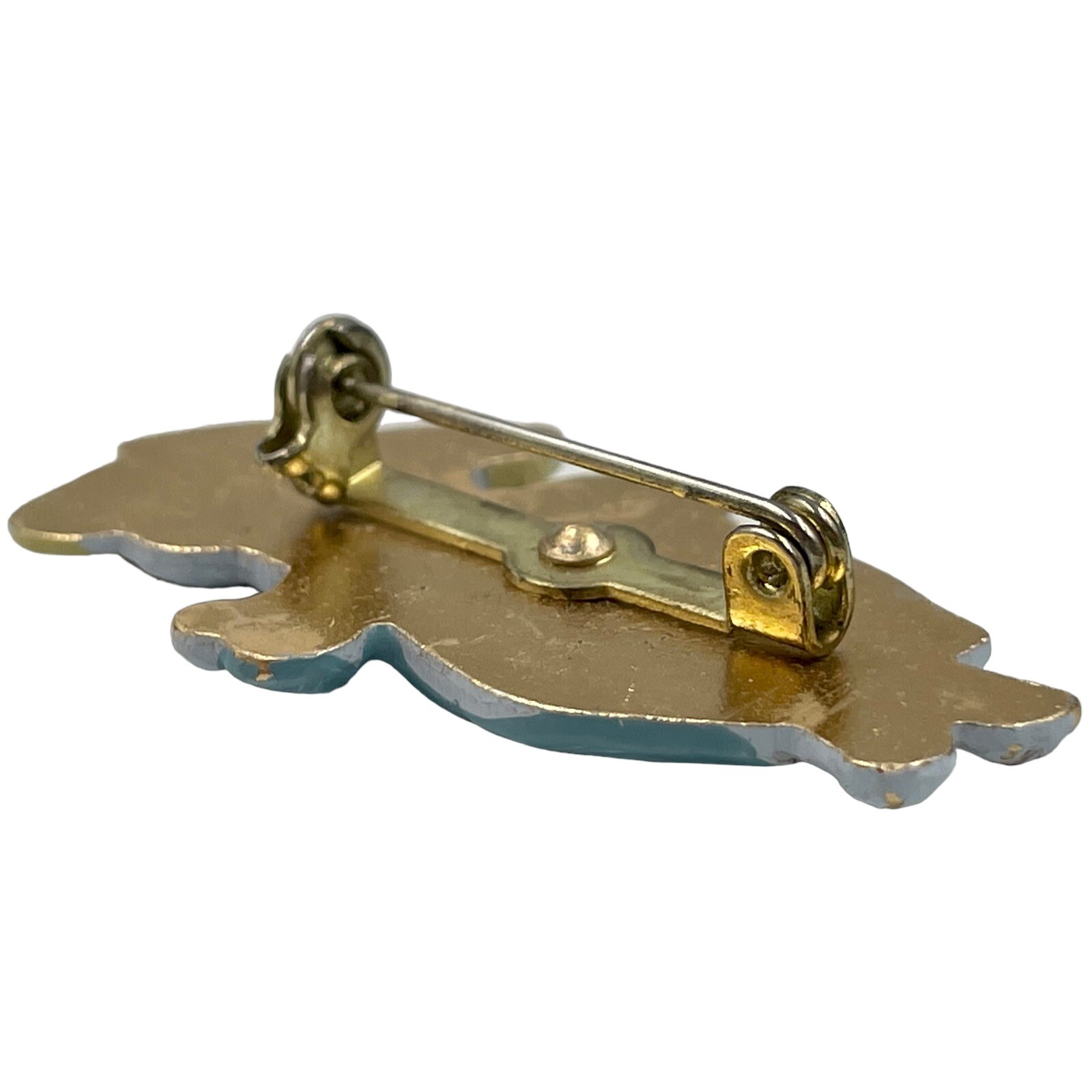 Tom Kitten Brooch Pin Beatrix Potter Peter Rabbit Cat Hand Painted Gold ...