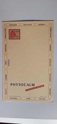 Buvard PHYTOCALM PRÉFAGYL Chaîne des Vins de France N° IV BOURGOGNE | eBay