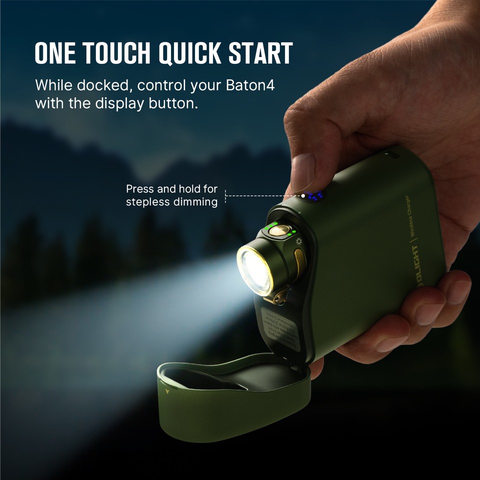 Olight Baton 4 Premium Edition High Lumen EDC LED Flashlight Small ...