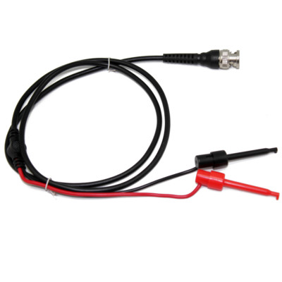AIdeTek BNC to mini grabber test clips sets 80cm lead test leads for ...