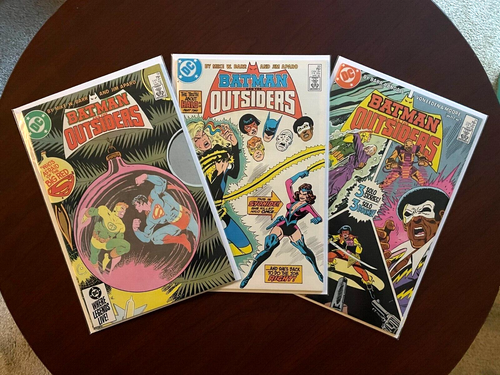 Batman and the Outsiders #19 #20 #21 (DC 1985) Katana Halo Metamorpho 9 ...