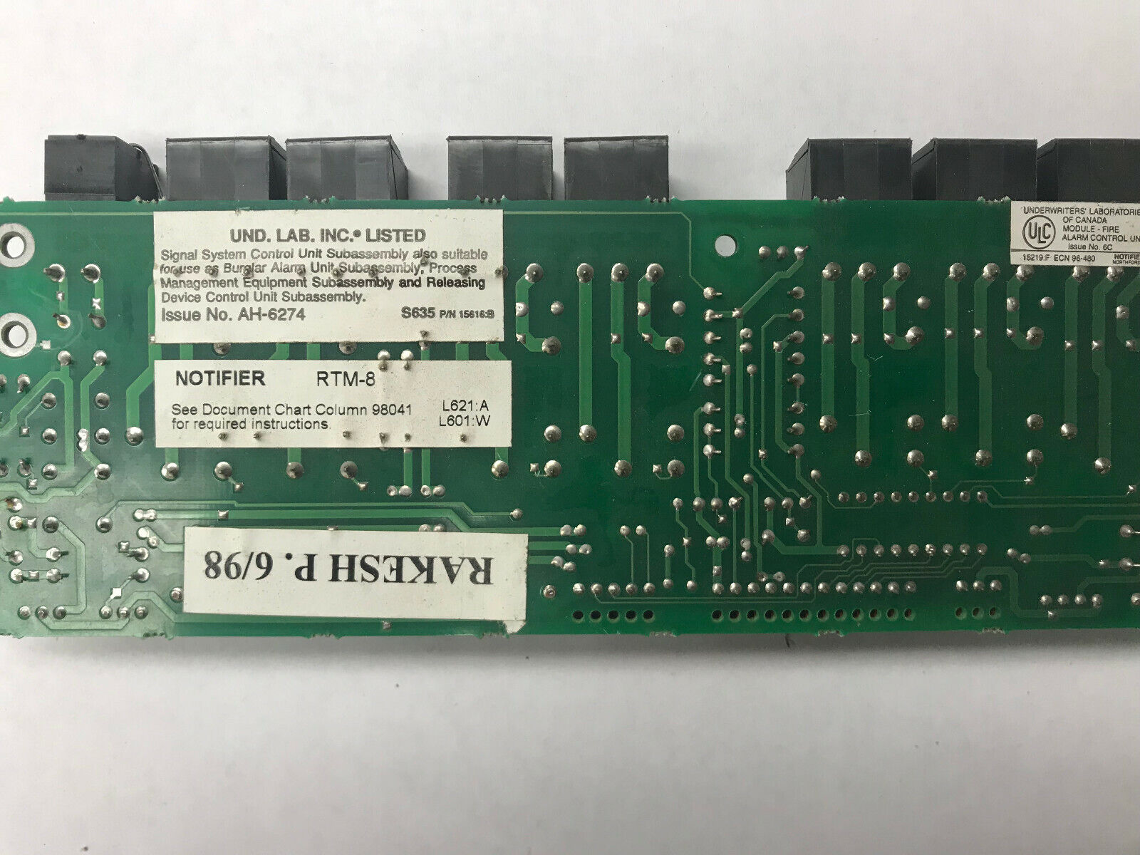 NOTIFIER RTM-8 RELAY MODULE Fire Alarm for sale online | eBay