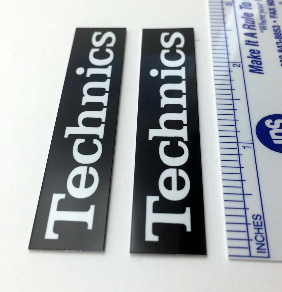 Technics Speaker Badge Logo Emblem Pair | eBay