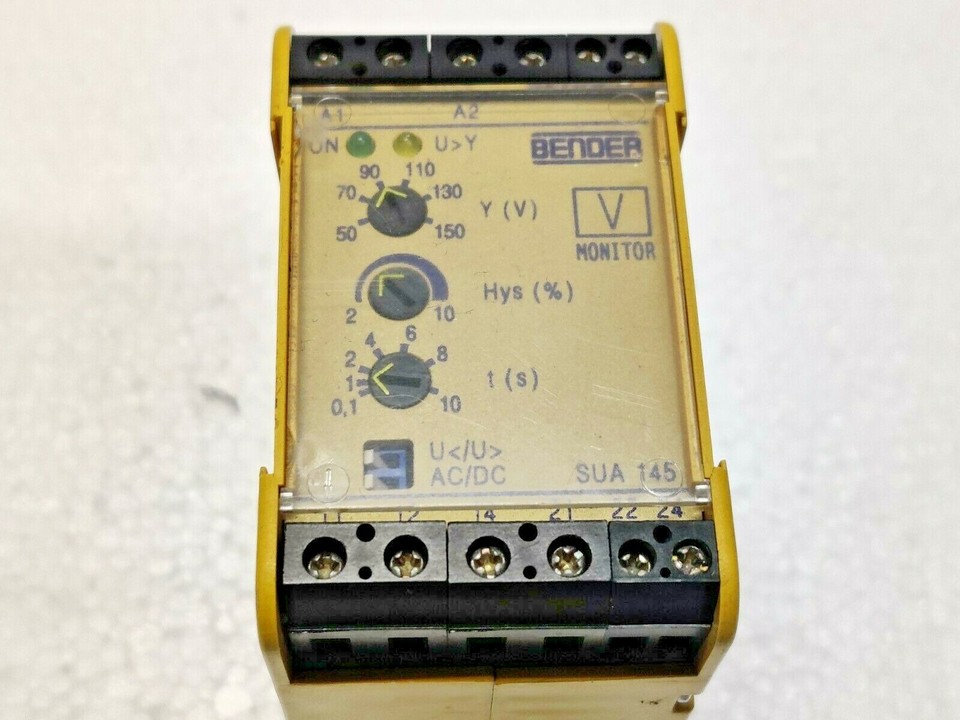 Bender SUA 145 Voltage Relay Art. no B93015502 | eBay Australia