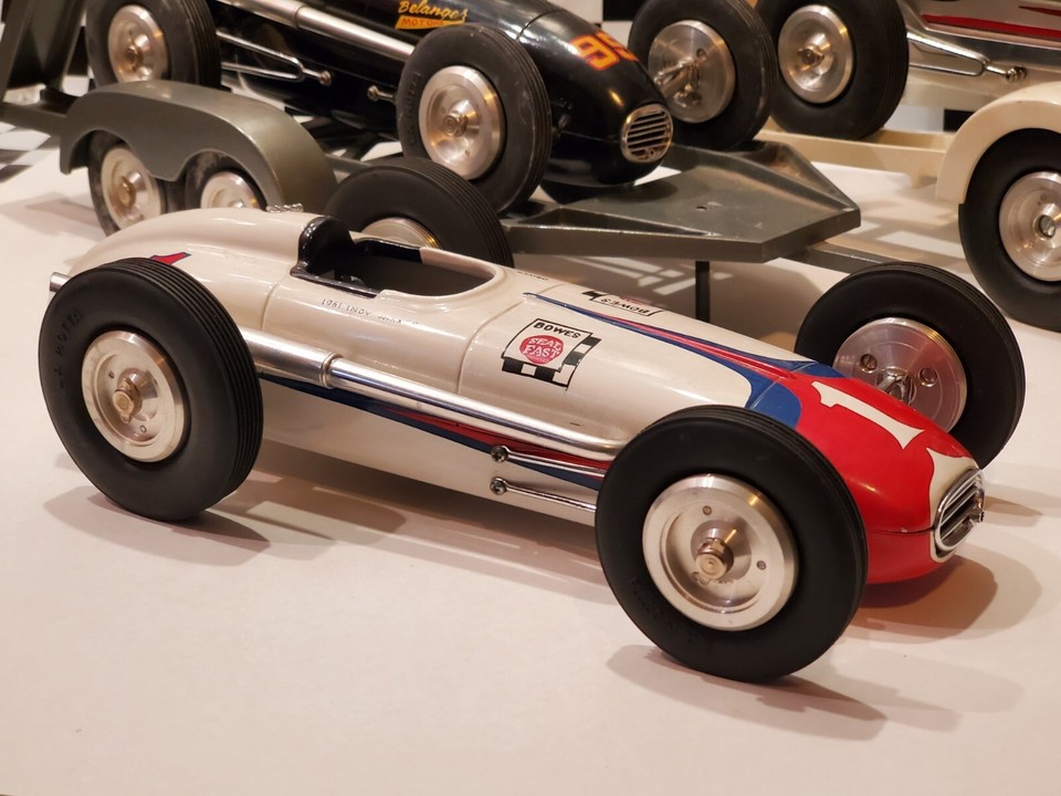 Vtg Jake La Motta Tether Car AJ Foyt 1961 Indy 500 Racer No Gas Engine ...