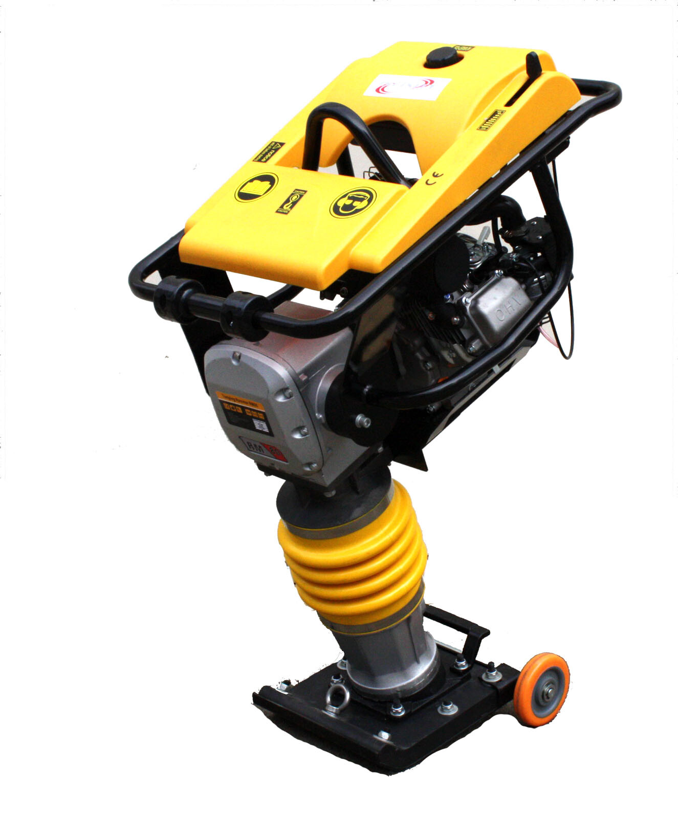 6.5HP 196cc Gas Power Jumping Jack Tamper Rammer Dirt Plate Compactor ...