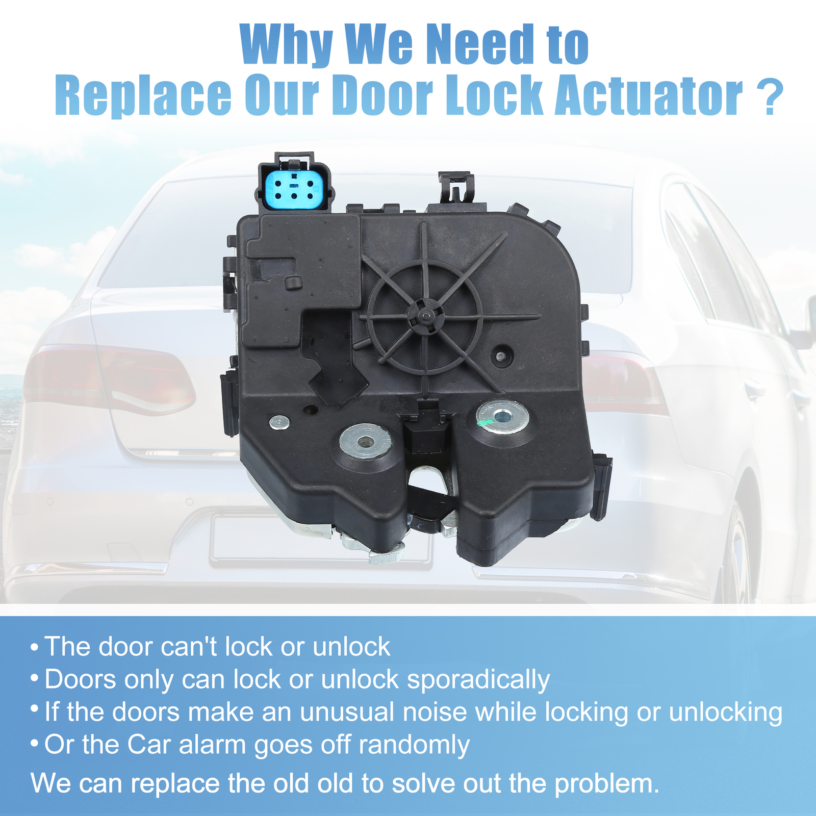 Pack of 1 for Ford Focus Rear Door Tailgate Lock Actuator Motor Trunk ...