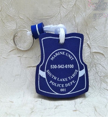 South Lake Tahoe Police Department Marine Unit Key Ring Floating ...