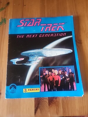 1987 Star Trek The Next Generation Album Book W/ Stickers by Panini ...