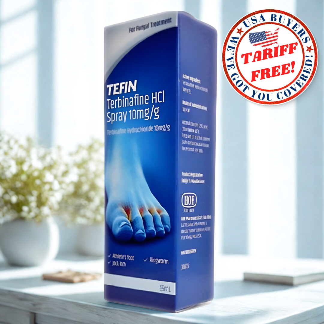 Tefin Terbinafine HCI Spray Fungal Treatment 10mg/g 15ml | eBay