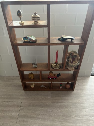vintage nick nack Shelf With Vintage Nick Nacks | eBay