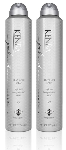Platinum Heat Block Spray 22 | Heat Protecting Hairspray | High Hold ...