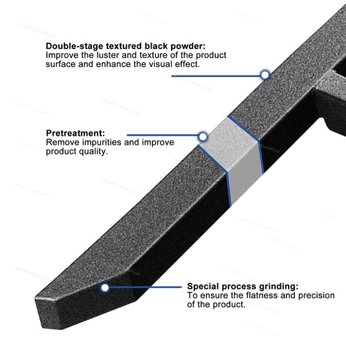 Running Boards Nerf Bars Side Step Fits 2020-2024 Jeep Gladiator JT ...