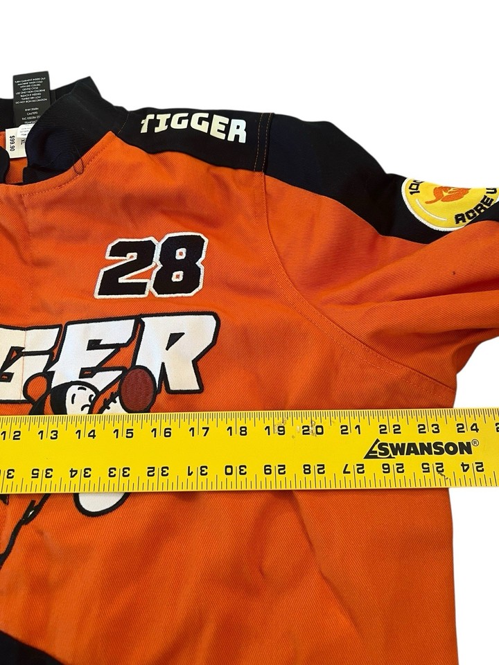 Disney Winnie the Pooh Tigger Icons Women's Size XL Cropped Moto Jacket ...