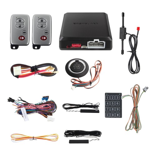 EC002-T Smart Key PKE Car Alarm System Auto Start Starter Push Start ...
