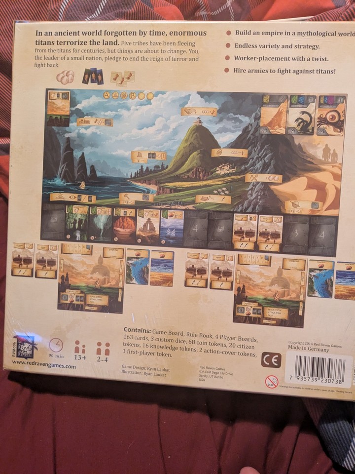 The Ancient World Board Game- In Shrink | eBay