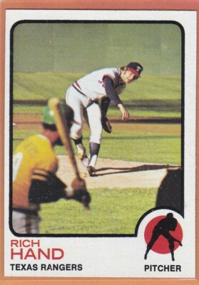 1973 TOPPS BASEBALL RICH HAND #398 RANGERS NMMT *85620 | eBay