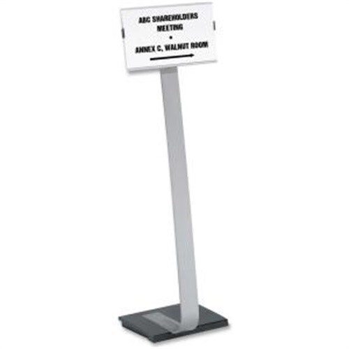 Durable Info Sign Duo Floor Stand SIGN,INFOBASE,8.5X11,AM (Pack of2) | eBay