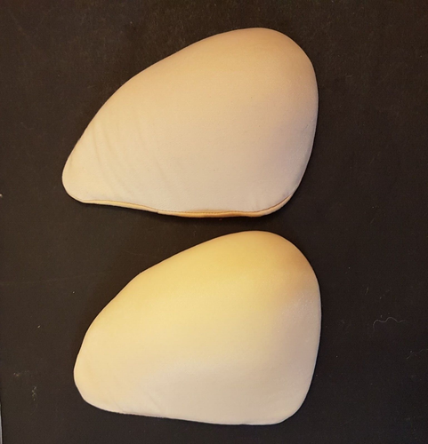 Jodee Mastectomy Asymmetrical Breast Form LOT Size 6L Style 44 Softly ...