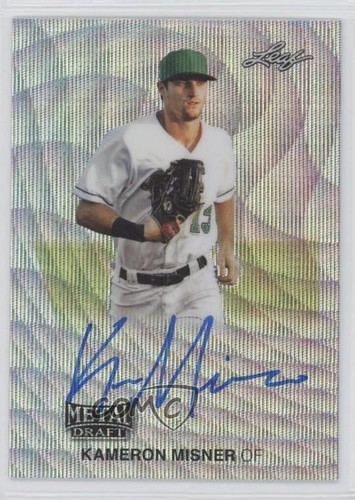 2019 Leaf Metal Draft 1990 Throwback Silver Wave /30 Kameron Misner #LT ...