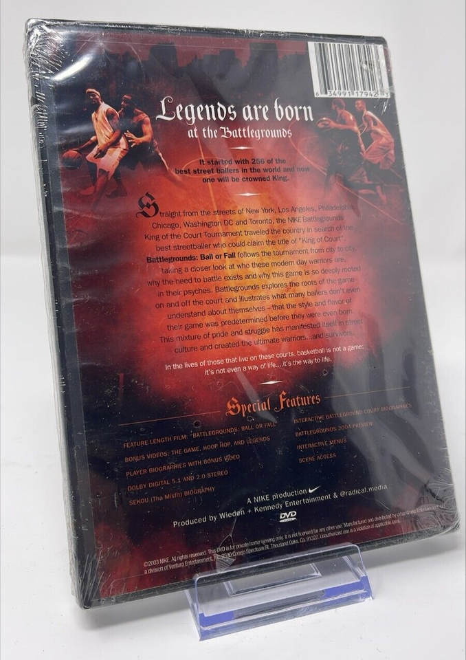 Nike Battlegrounds: Ball Or Fall (DVD, 2004) 634991179423| eBay